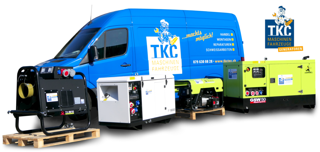 Stromerzeuger & Stromaggregate kaufen – Diesel, Zapfwelle CH